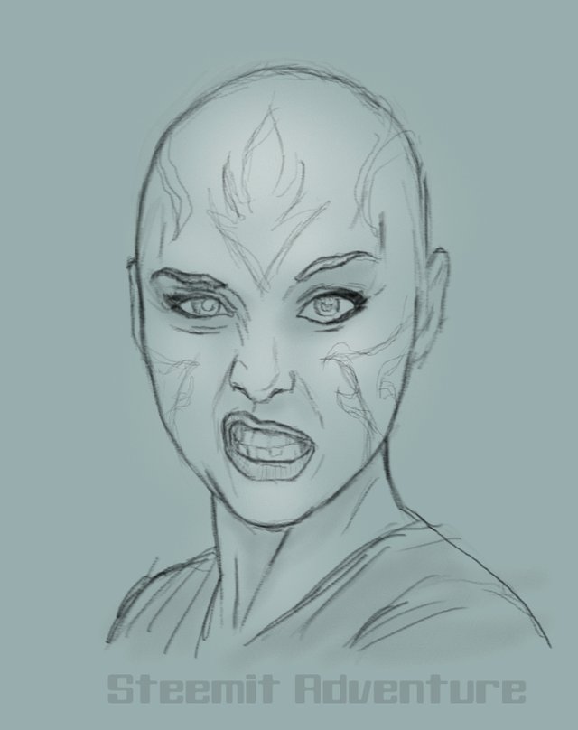 Angry Faces Drawings